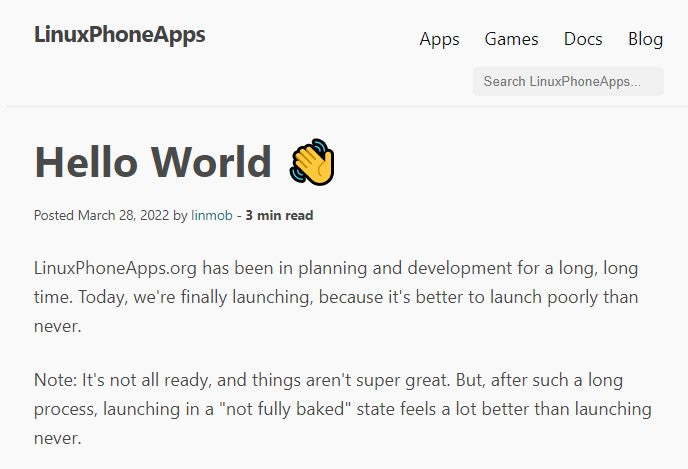 Easily find apps for Linux Phones at LinuxPhoneApps — ameriDroid