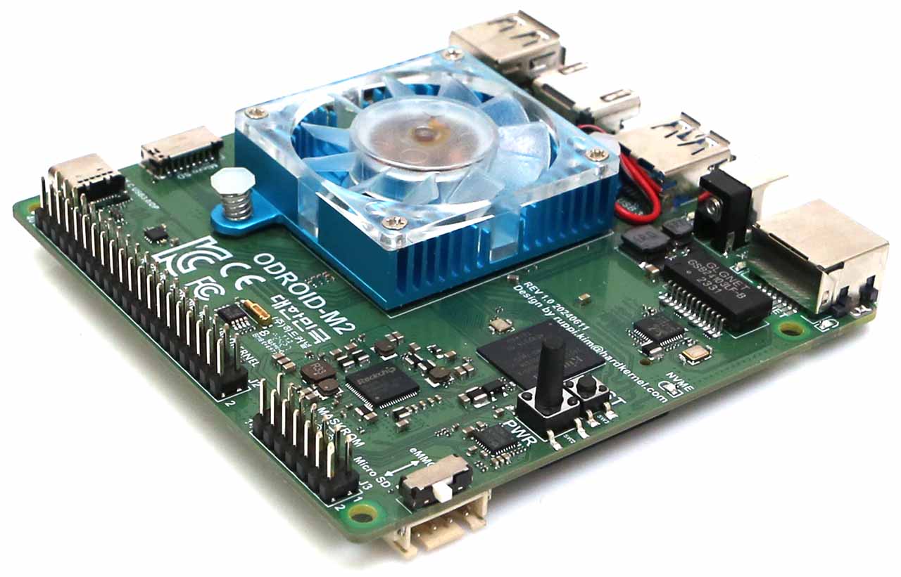 ODROID-M2 w/Case, 64GB eMMC Included – ameriDroid