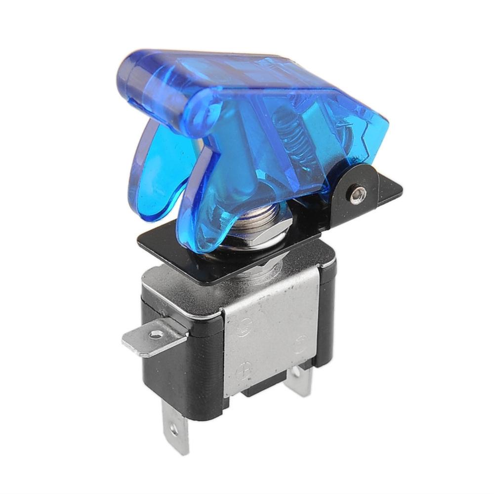 Toggle Switch - Maintained 12V/20A Blue LED with Cover – ameriDroid