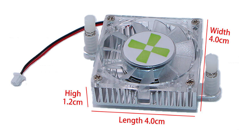 Cooling fan and heatsink 40x40x12 — ameriDroid